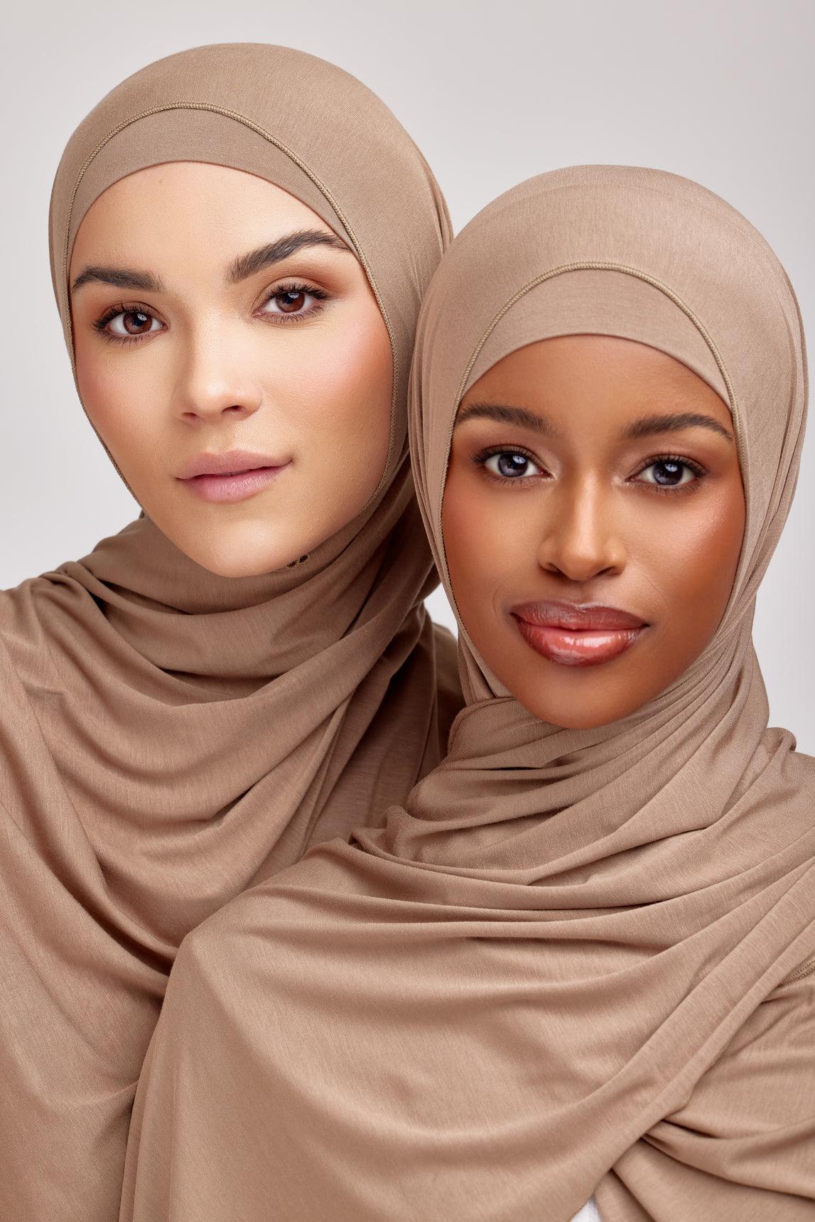 OEKO-TEX™ Bamboo Jersey Hijab Set - Rustic Root – Zahraa The Label