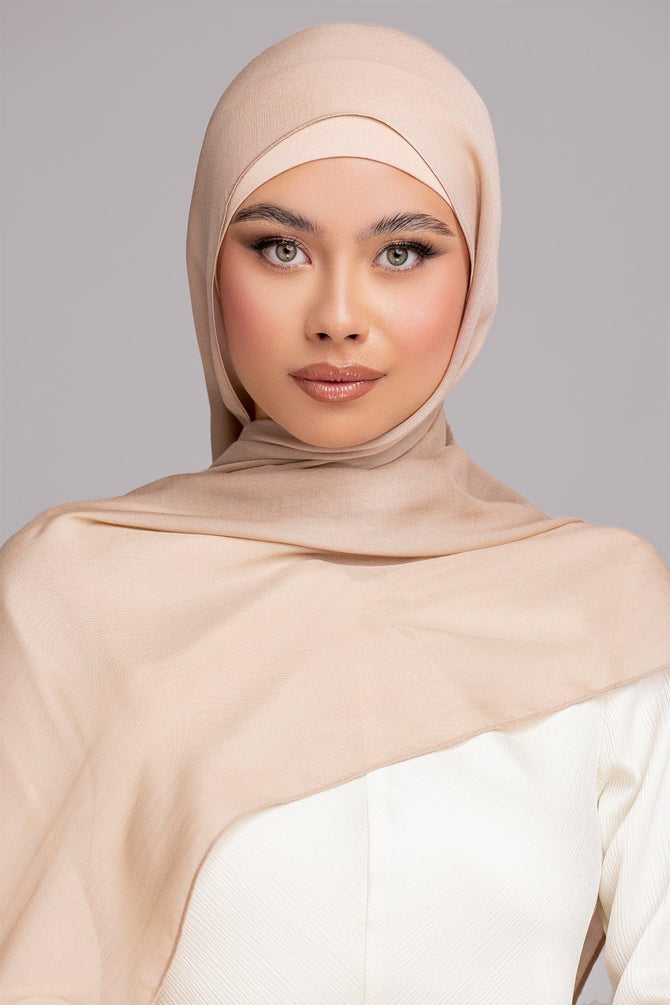 Modal Matching Hijab Set- Praline – Zahraa The Label