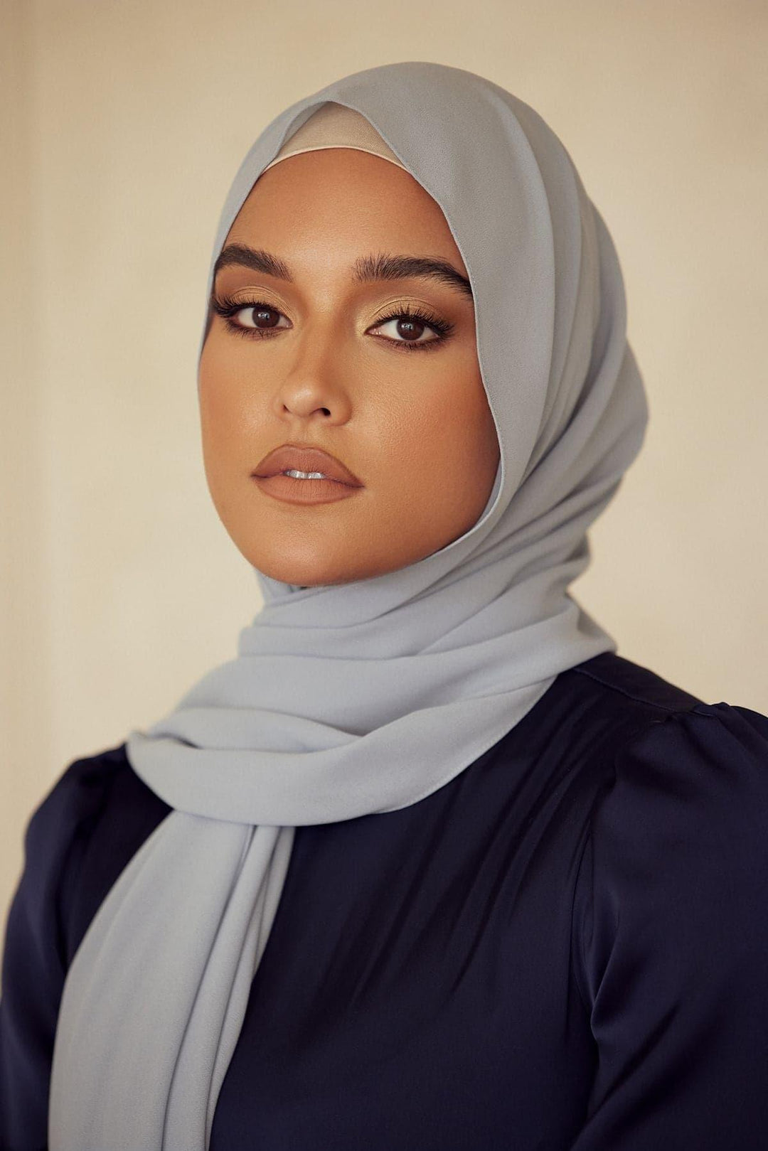 Premium Chiffon Hijab - Powder – Zahraa The Label